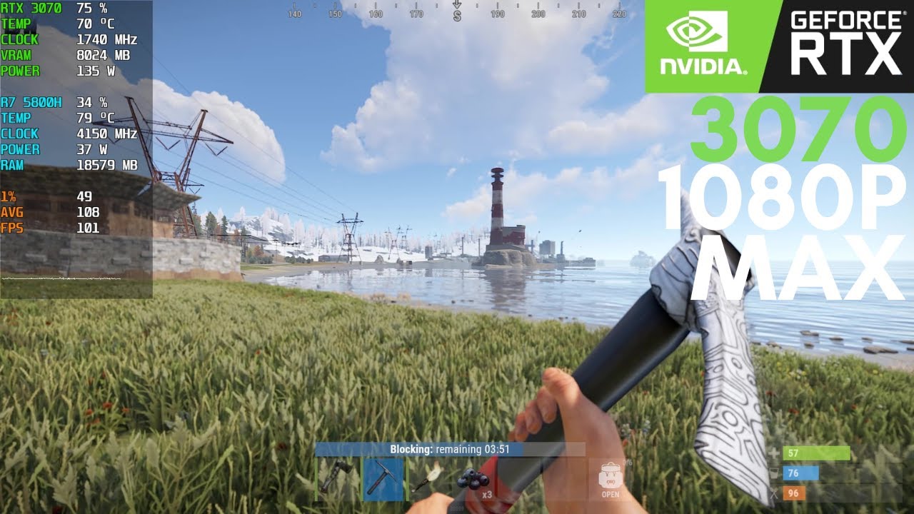 Rust - Legion 5 (3070/5800h) - Max Settings - YouTube