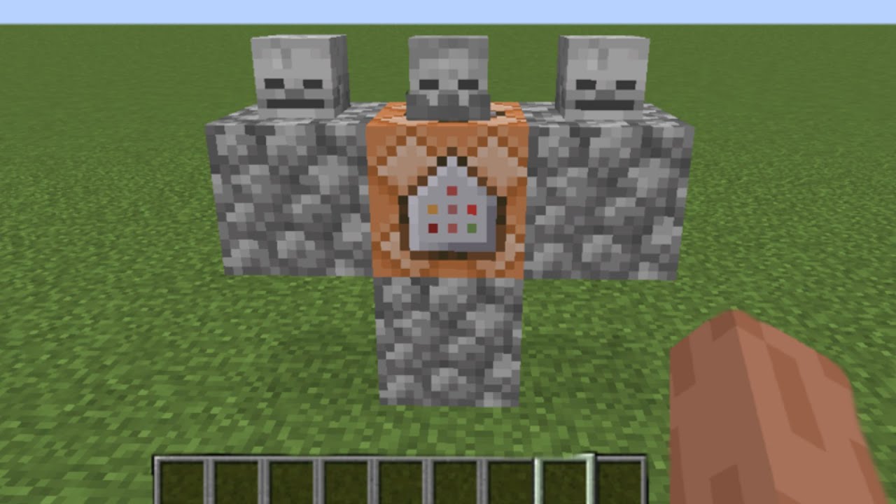 How To Summon Mega Skeleton Wither Storm In Minecraft !!! - YouTube