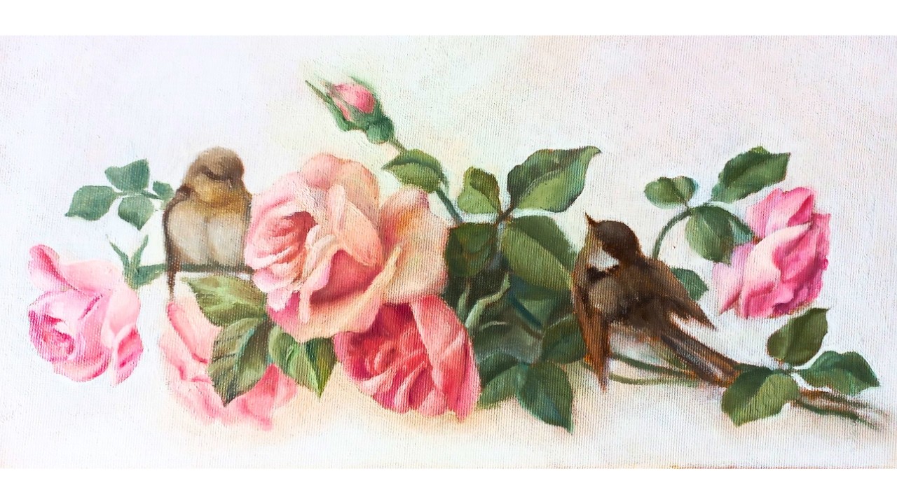 One Year Later… I Finally Finished This Alla Prima Roses Painting – And ...