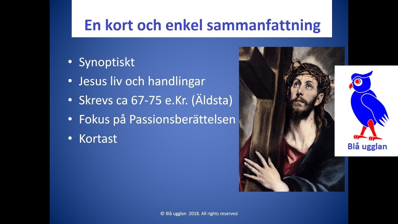 Vem var Markus? [Bibeln] [En kort och enkel sammanfattning] [Kristendom ...