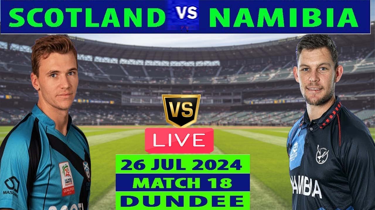 Scotland vs Namibia | SCO vs NAM | Match 18 of ICC Men's Cricket World ...