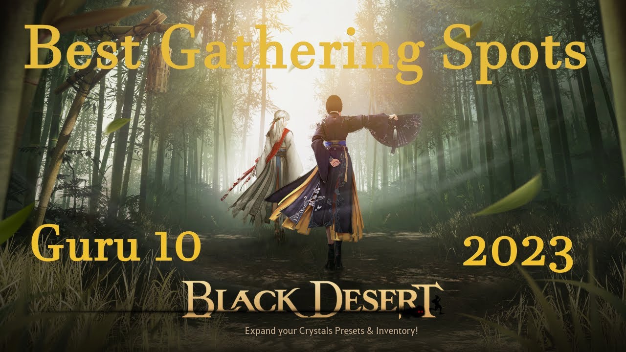 Best 3 Gathering Spots 2023 Black Desert Online - YouTube