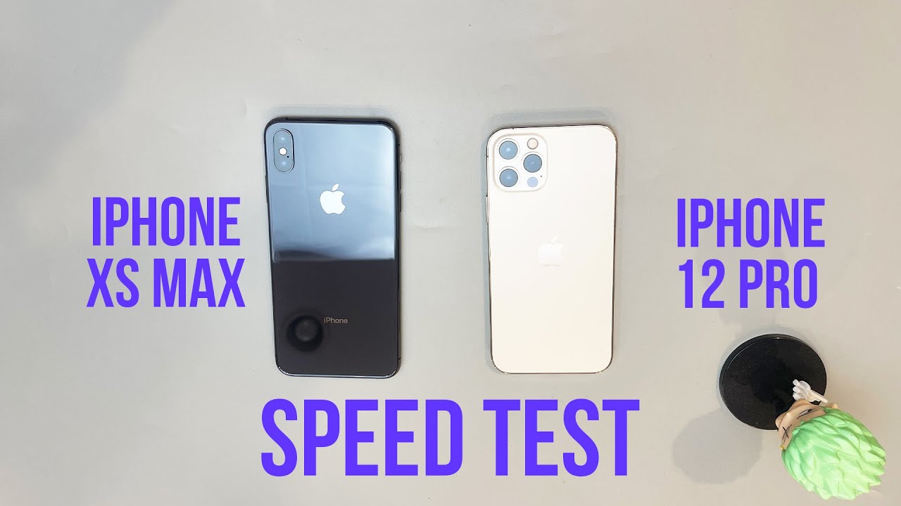 IPHONE 12 PRO VS IPHONE XS MAX | SPEED TEST - YouTube