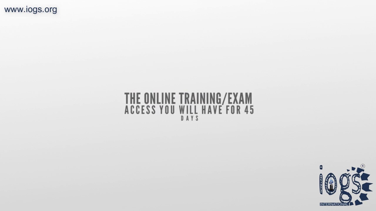 How to Enroll and Learn Online Training Offered by IOGS International ...