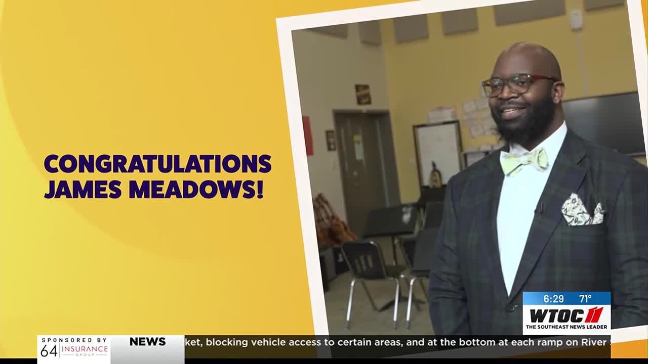 WTOC Top Teacher: James Meadows - YouTube