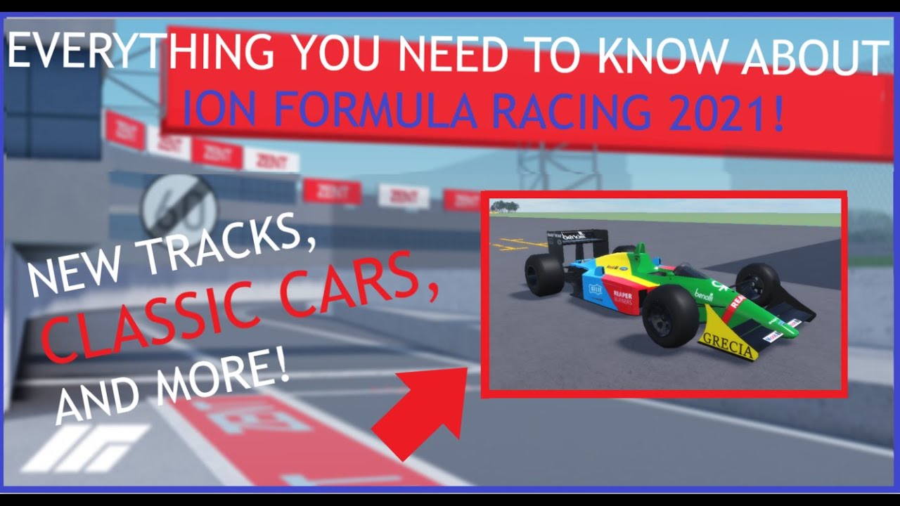 WHAT YOU NEED TO KNOW ABOUT ION FORMULA RACING 2021 (Roblox F1) - YouTube