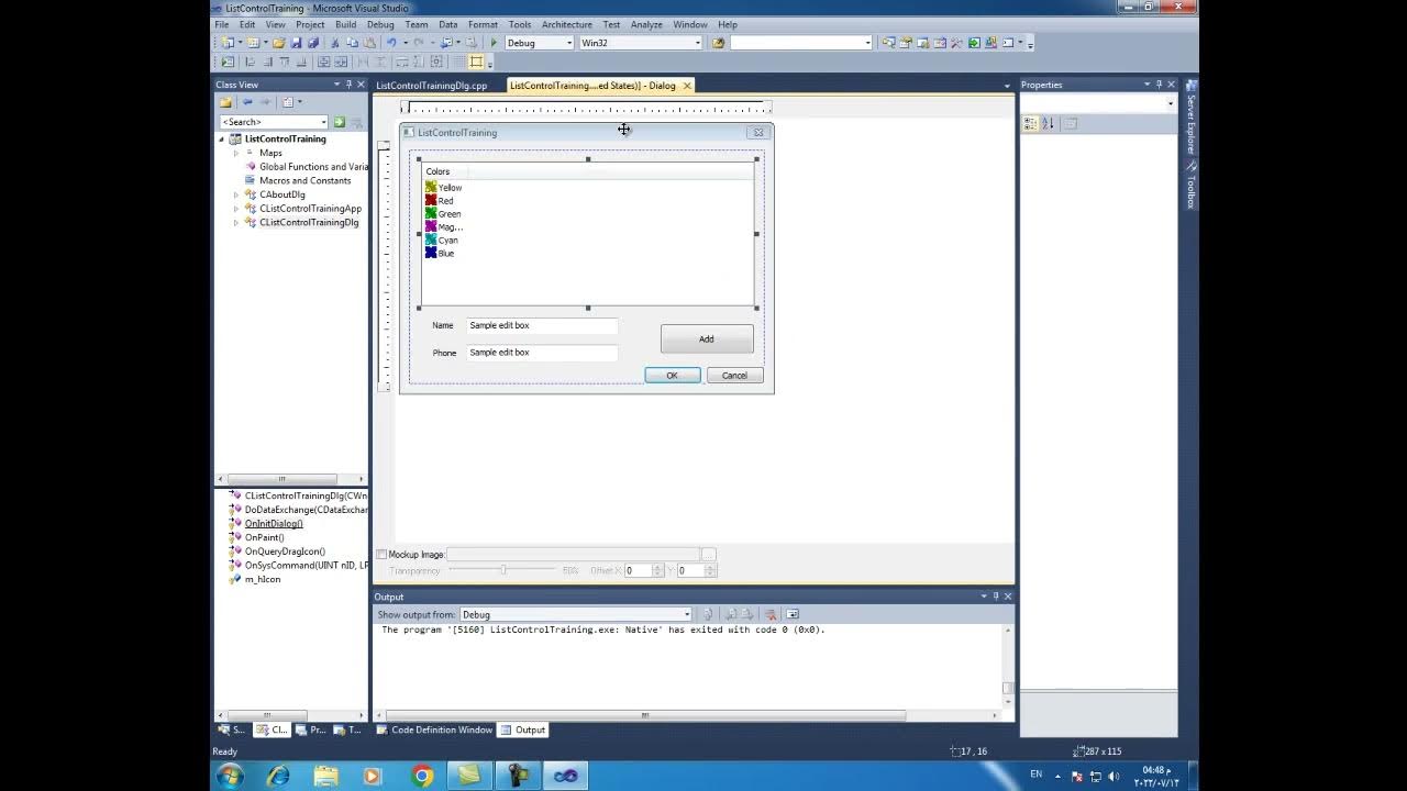 How to use List Control in MFC C++( using list control in MFC C++ in detail) - YouTube