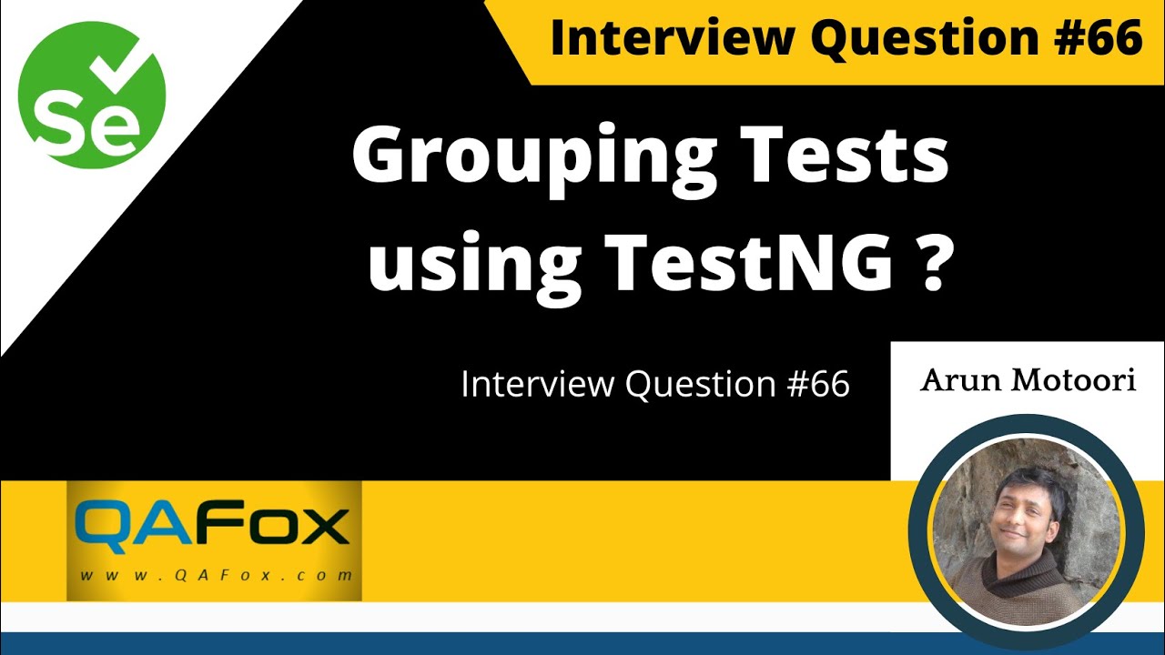 How to run a group of test cases using TestNG? (Selenium Interview ...