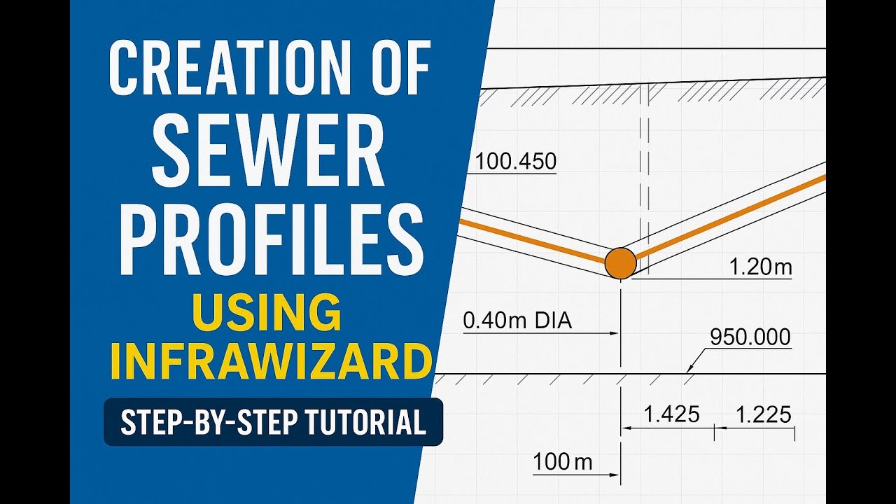 Creation of Sewer Profiles using Infrawizard - YouTube