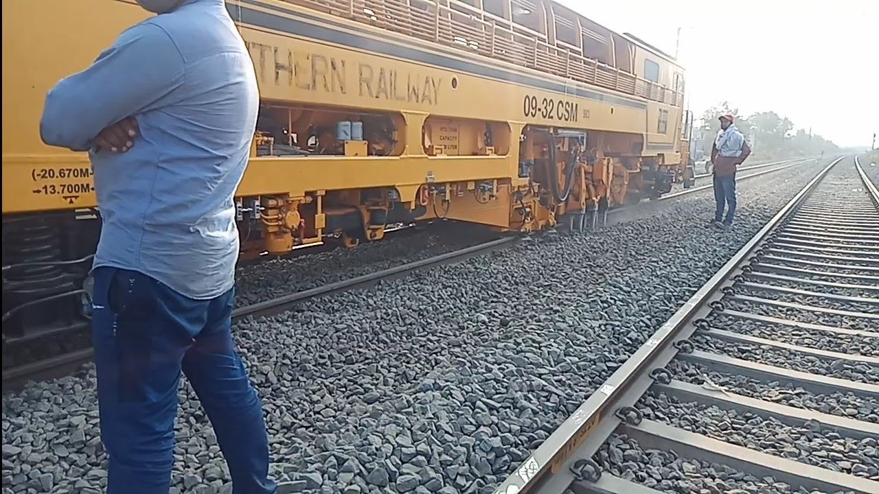 #trackmachines Types of track Machines in Indian railways ...