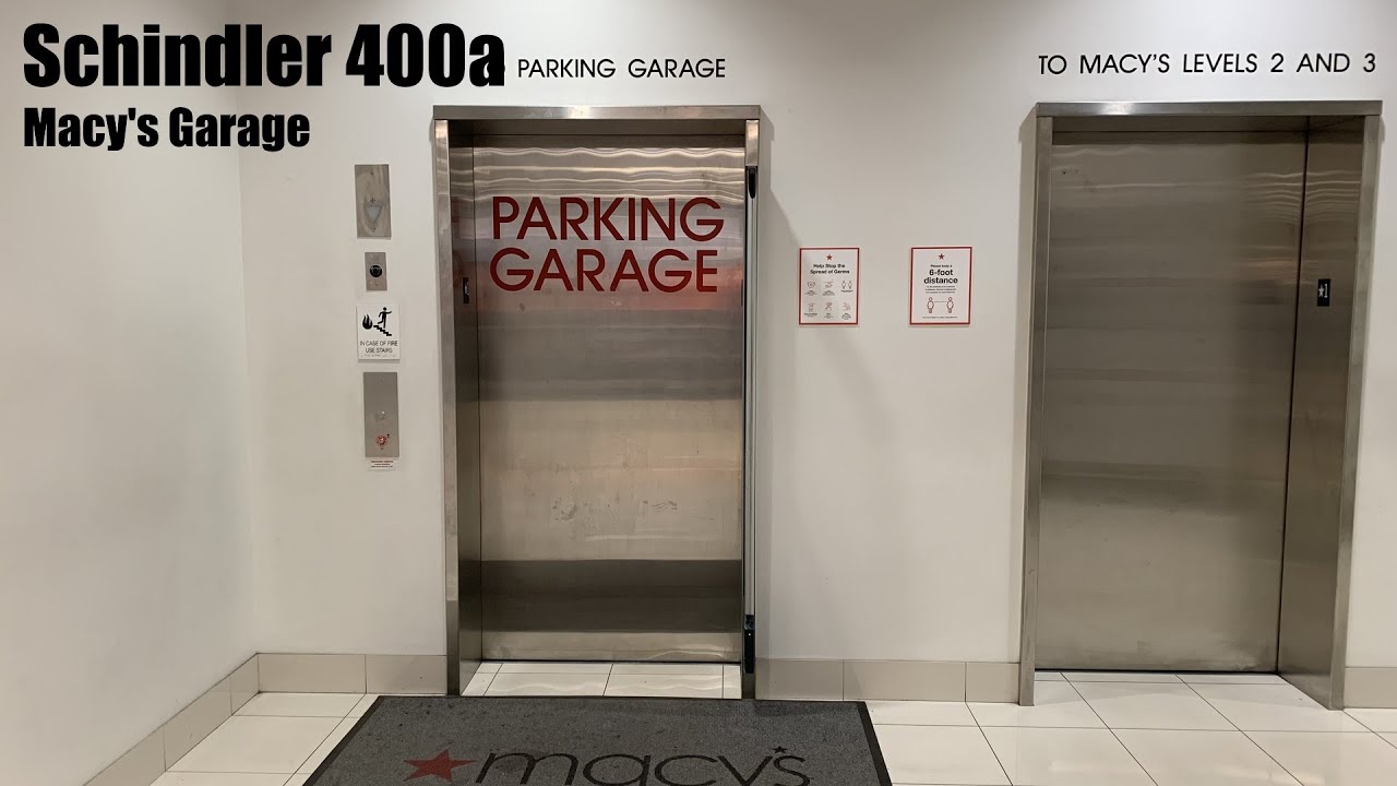 Schindler 400a Traction Elevator at Macy's Garage - City Creek Center ...