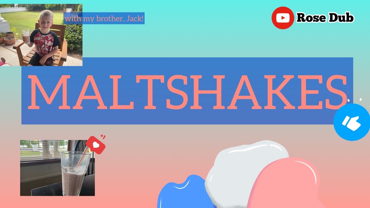 Making 3 ingredient CREAMY MALT SHAKES!!! (feat. Jack!) - YouTube