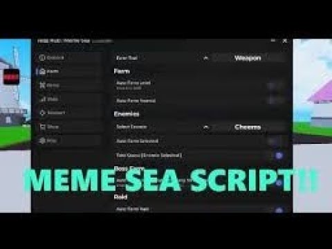 Script meme sea omg hub link direto do script auto farm,fake name,fake ...