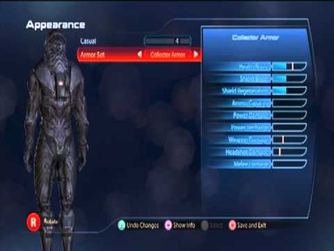 Mass Effect 3 Collector Armor - YouTube