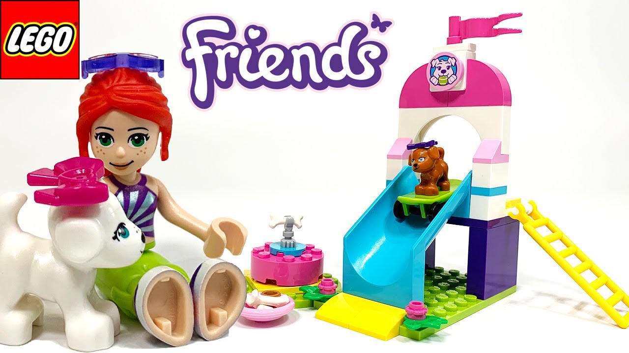 LEGO Friends Puppy 🐕Playground 41396 - Let's Build & Play - YouTube