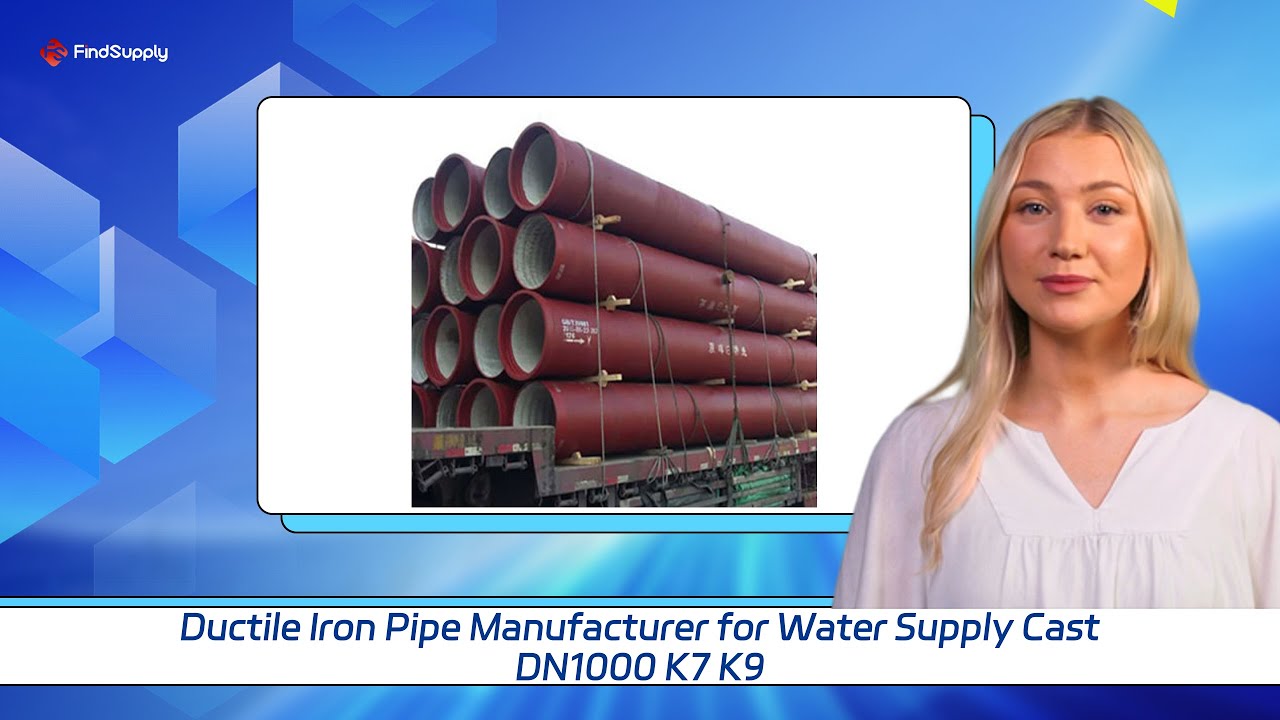 Ductile Iron Pipe Manufacturer for Water Supply Cast DN1000 K7 K9 - YouTube