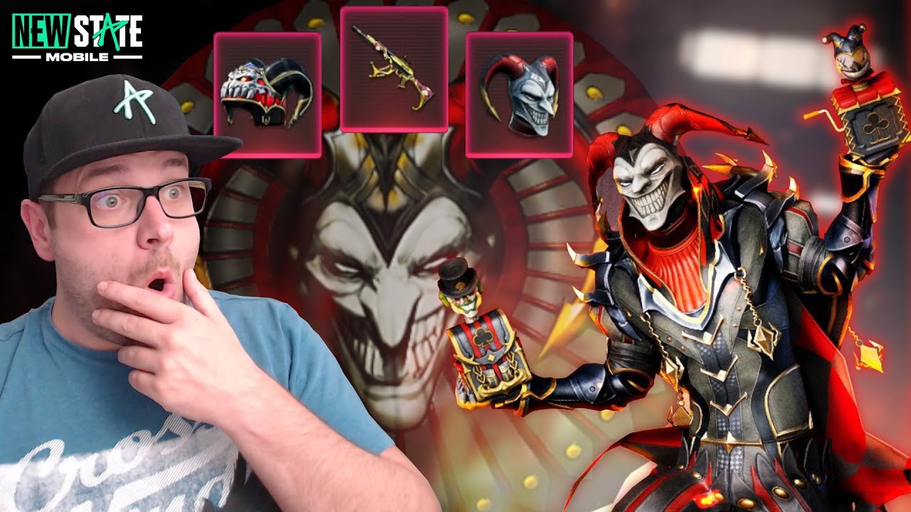 NEW JOKER SKINS ARE HERE! Hell Jester Crate Opening| New State Mobile ...