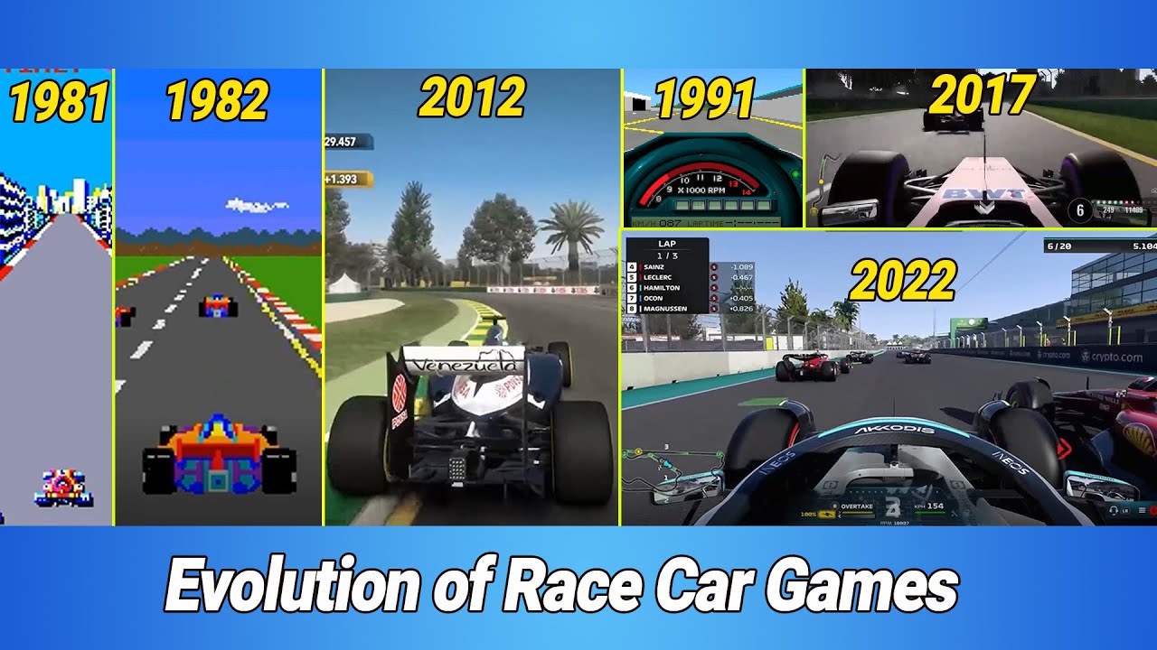 The Evolution of Race Car Games 1981 - 2022 - YouTube