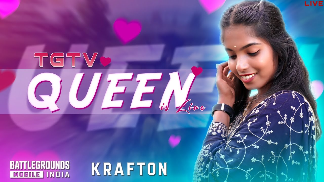 🔴 BGMI Live With Tamil Gamer🔥| TGTV x QUEEN | Conquerer Push #bgmi # ...