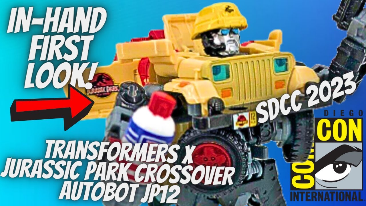 The Transformers x Jurassic Park Crossover Autobot JP12 Figure In Hand ...