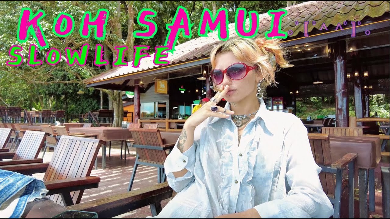 Koh Samui Slow Life, beach/sunset/food market/weedshop/waterfall/view ...