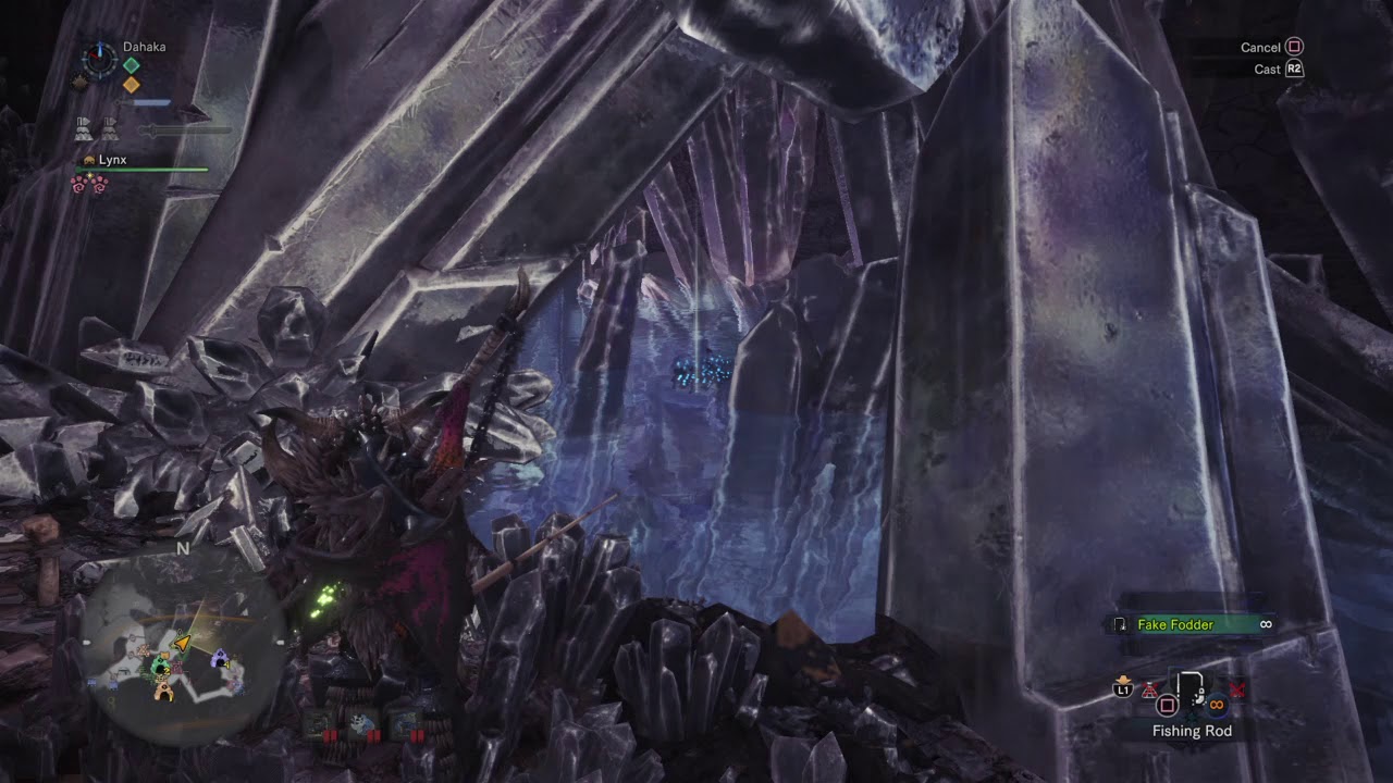 Monster Hunter World Very Rare Fish In Elder's Recess Camp 8 - YouTube