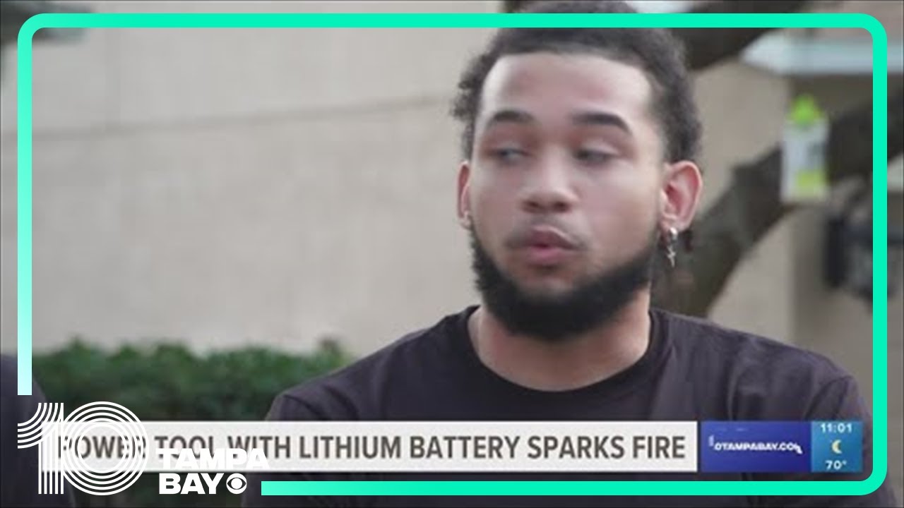 Charging power tool sparks house fire in Pasco County - YouTube