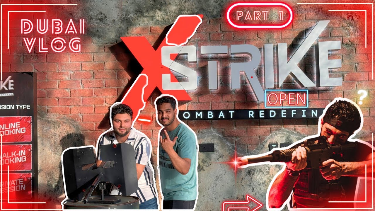 Dubai Vlogs - Unveiling Dubai's XStrike: Thrilling Shooting Game Adventure | DXB Creators - YouTube