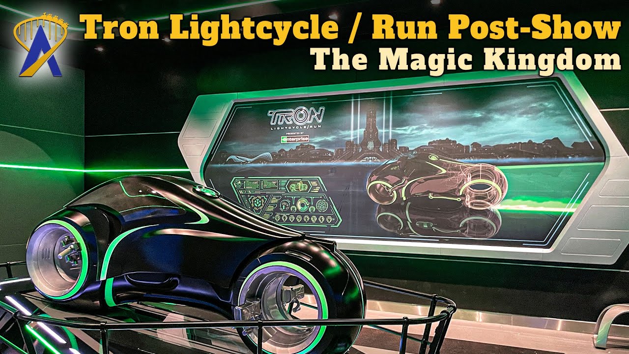 Green Team Enterprise Post-Show of Tron Lightcycle / Run at The Magic ...