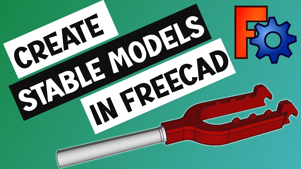 FreeCAD Tutorial: Modeling a Bike Fork with Tips for Clean and Accurate Models in FreeCAD 0.20.1 ...