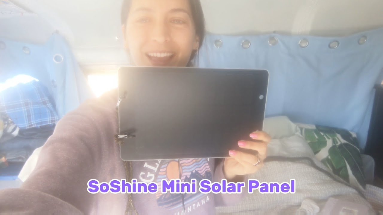 SoShine Mini Solar Panel 6 Watt 5 Volt - YouTube
