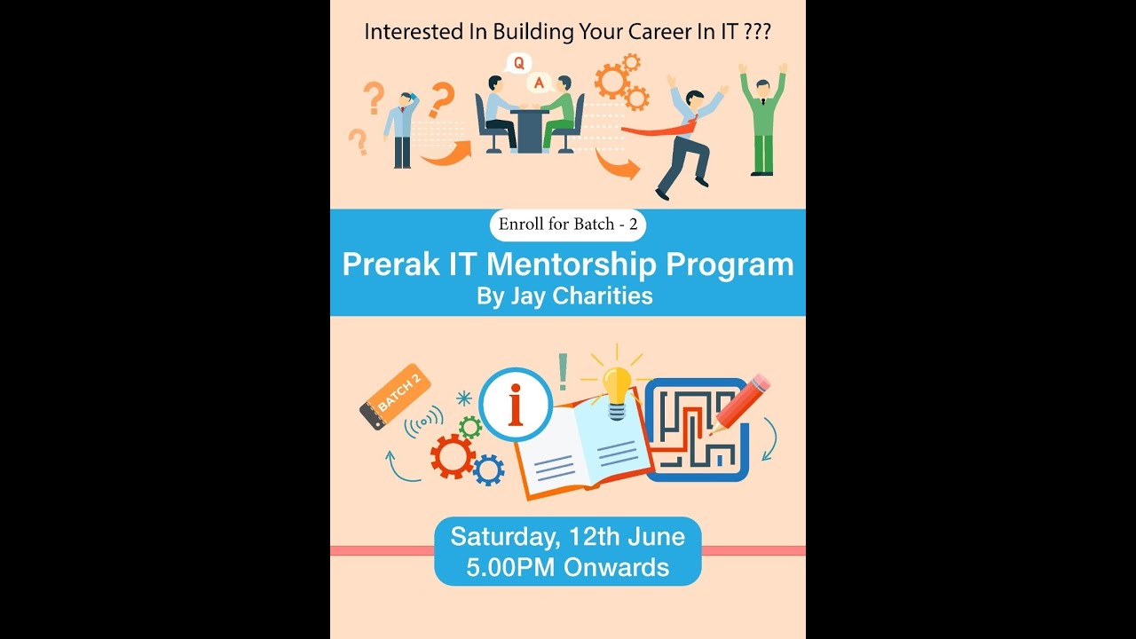PRERAK IT Mentorship Program | Webinar - Batch 2 | Mumbai | 12-06-2021 ...