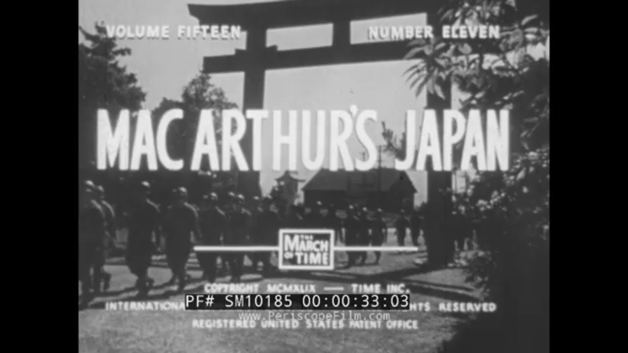 " MACARTHUR'S JAPAN " 1949 LOOK AT POST-WWII TOKYO, JAPAN DURING ALLIED ...