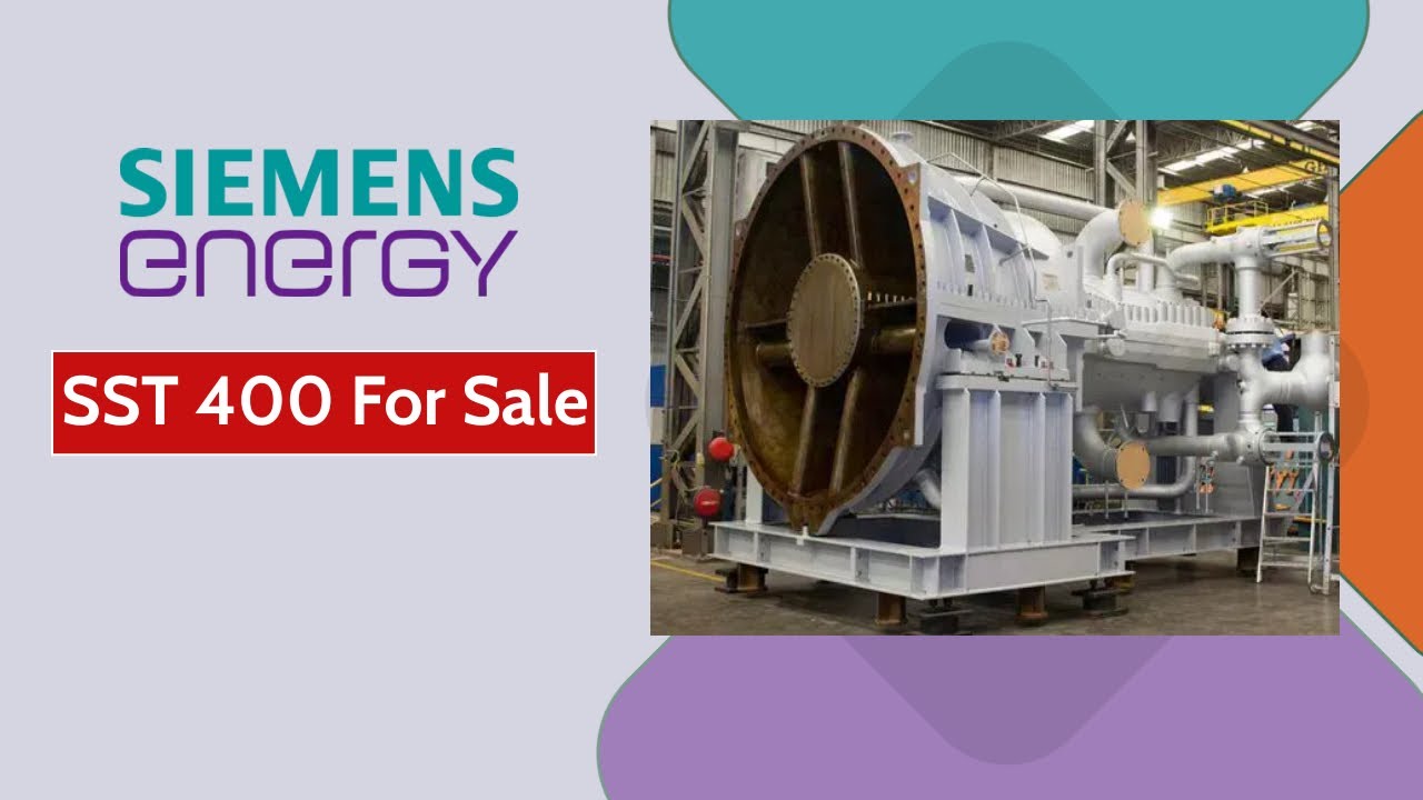Siemens Steam Turbine SST 400 30MW Complete Package - YouTube