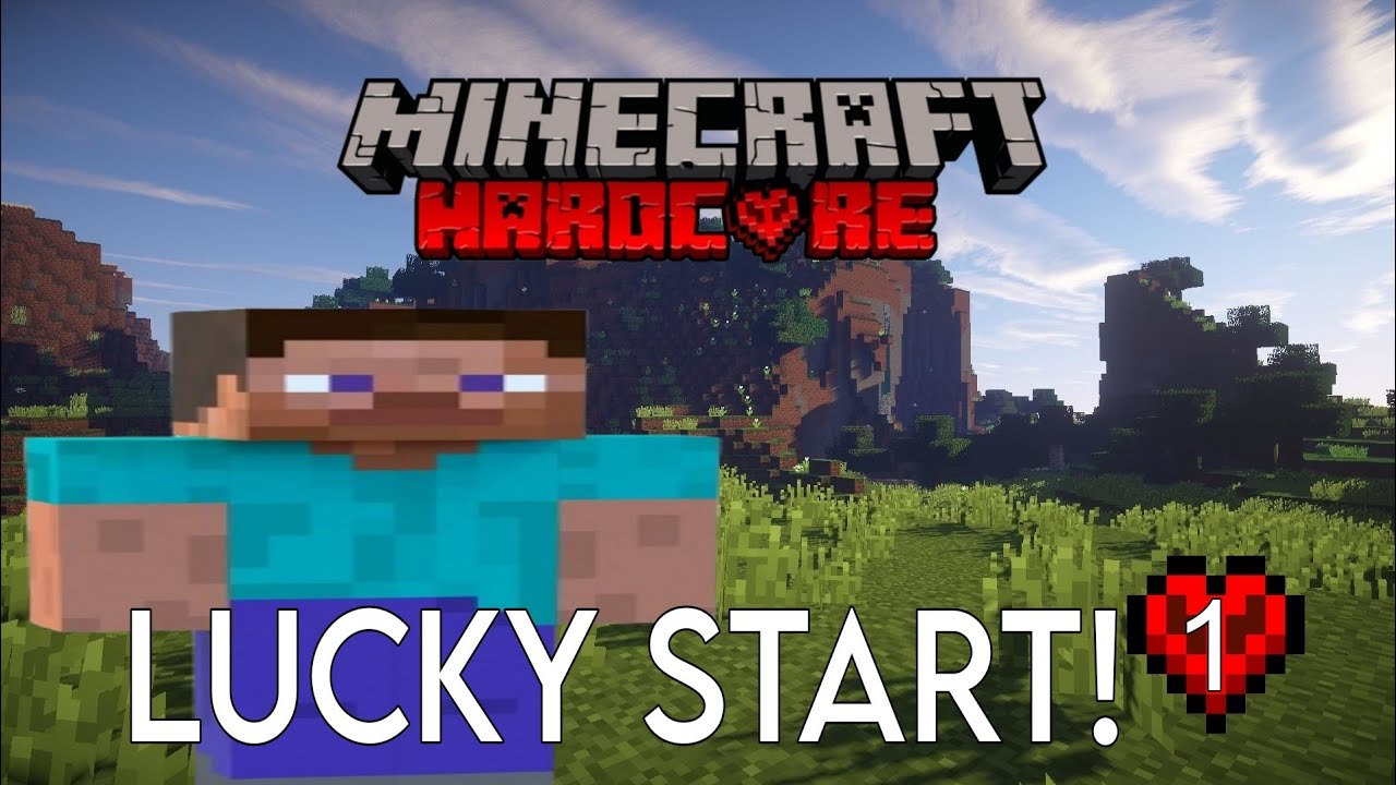 A GREAT START! | MINECRAFT HARDCORE SERIES (1#) - YouTube