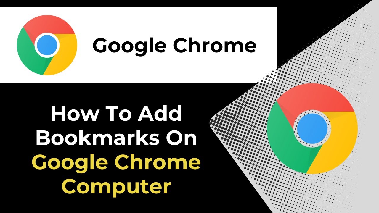 How To Add Bookmarks On Google Chrome Computer - YouTube