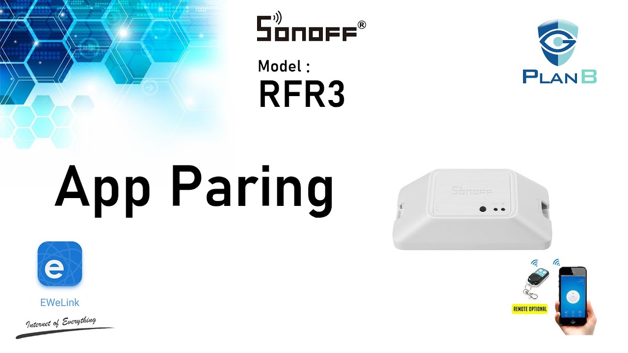 (Tutorial) Sonoff RFR3 # How to paring with Ewelink app - YouTube