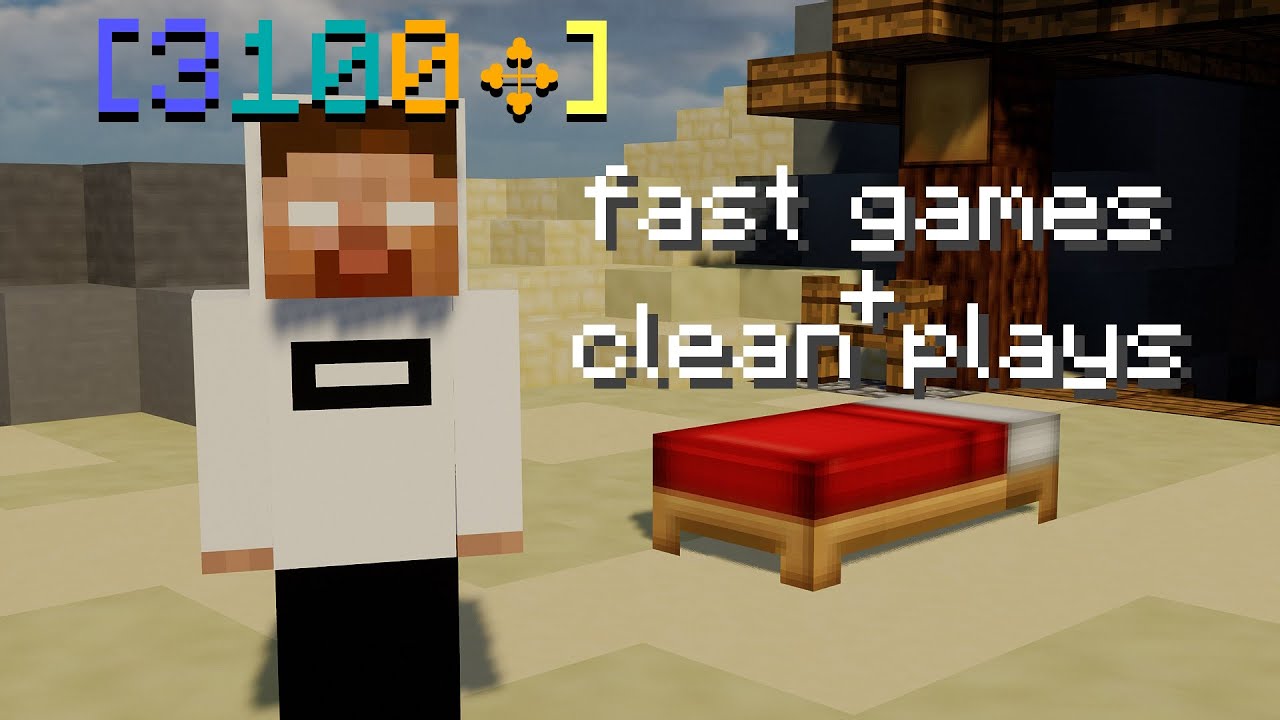 fast games & clean plays (solo bedwars) - YouTube