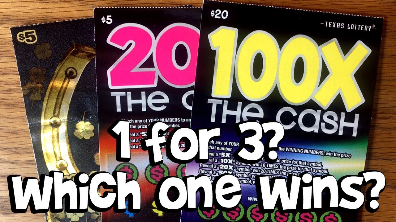 Which One? 100X The Cash, 20X The Cash or Game of Luck? TEXAS LOTTERY ...