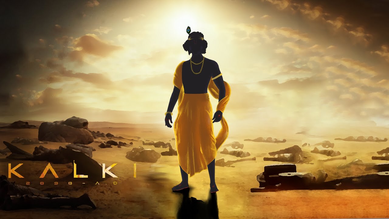 shri krishna janmashtami kalki 2898 AD krishna entry scene drawing # ...