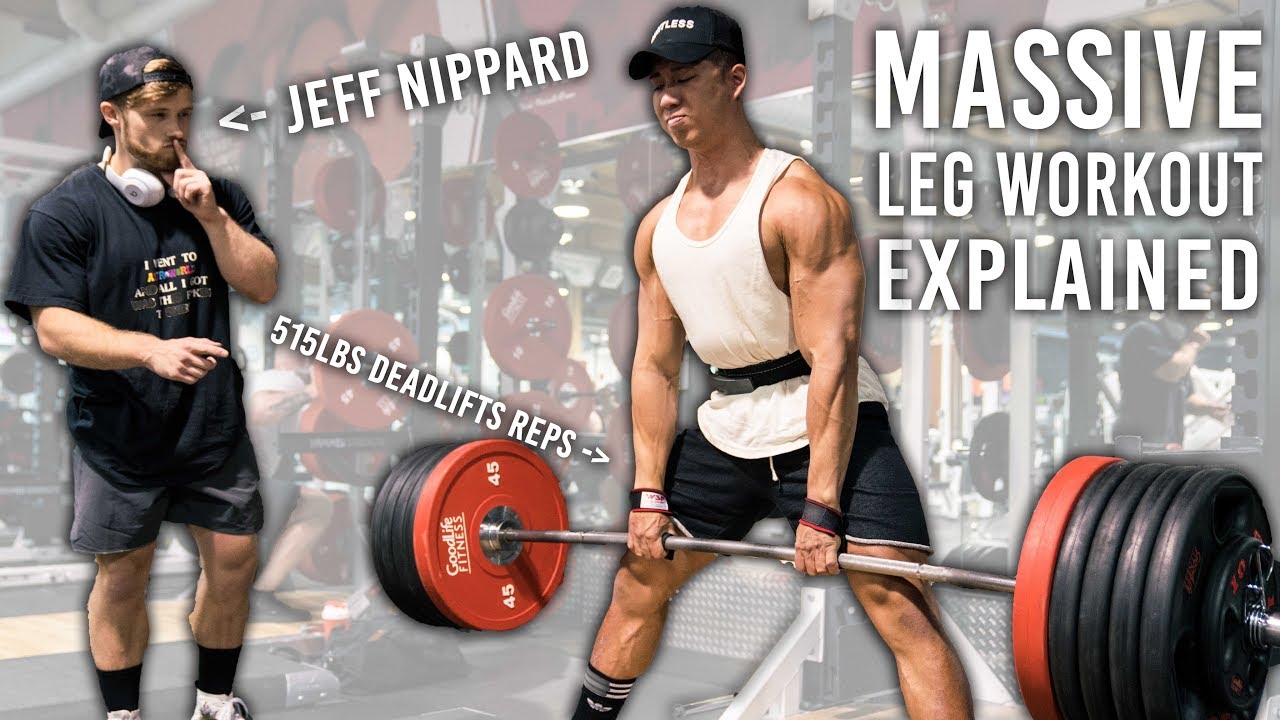 Leg Workout For MASS (Growing Skinny Legs) Full Workout ft. Jeff ...