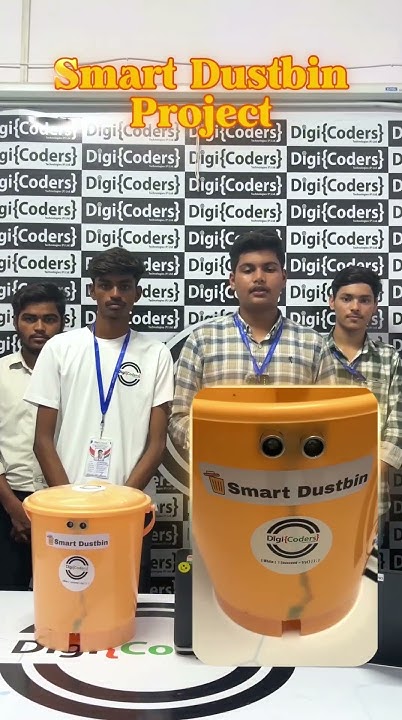 🗑️ Smart Dustbin Project with IoT | Trainee Presentation | Summer ...