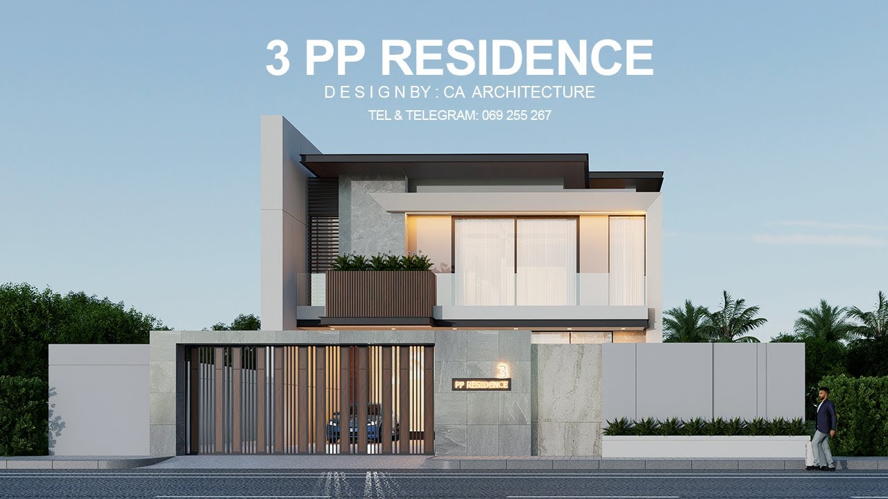 3 PP Residence | Modern House Design | 12x15.2m 2 Storey | 4 Bedrooms ...