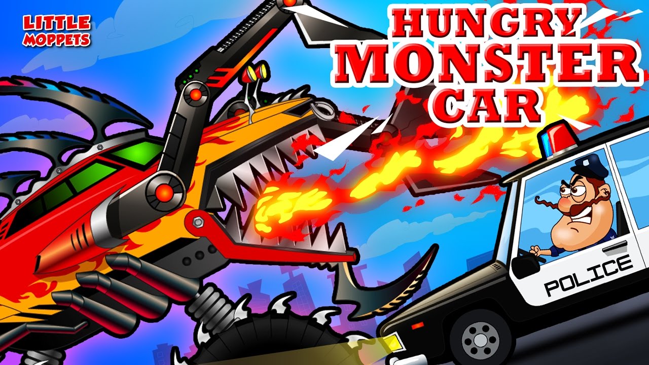 good vs evil massive battle | monster car | haunted house | monster ...