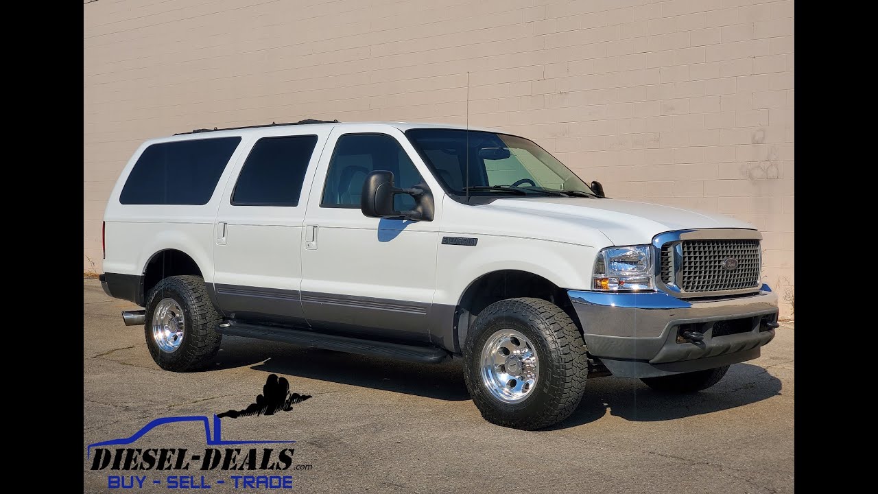WWW.DIESEL-DEALS.COM (SOLD) CLEAN 2002 FORD EXCURSION XLT 4X4 7.3 ...