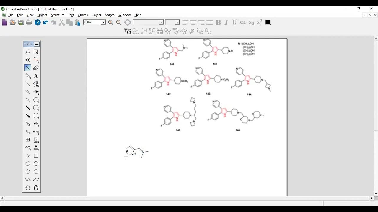 Drawing Complex Structure in ChemDraw Practice Tutorial|Chemical Science Teaching| - YouTube
