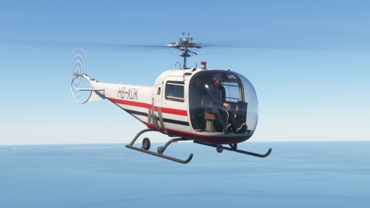 Microsoft Flight Simulator | First flight in the Bell 47J Ranger! - YouTube