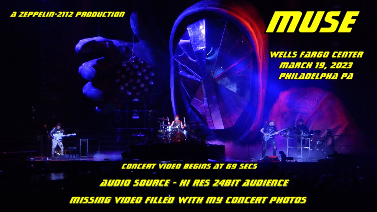 Muse - 3/19/2023 - 30x Zoom - Complete Concert - Philadephia - Hi Res ...
