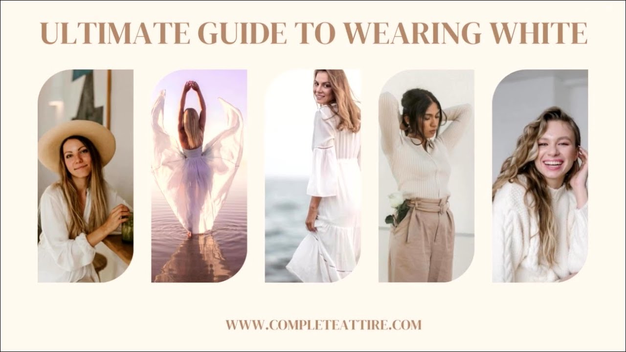Ultimate Guide to Wearing White - Complete Attire - YouTube