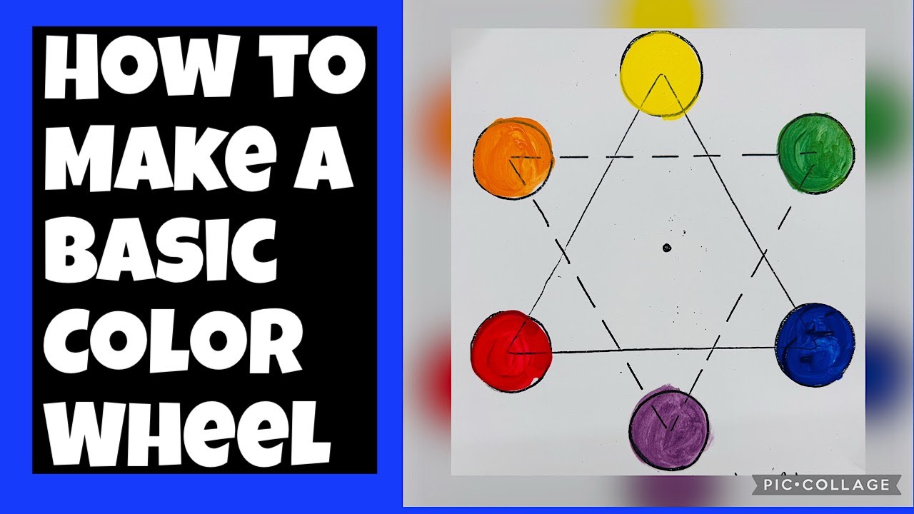 How to Make The Color Wheel: Primary and Secondary Colors - YouTube